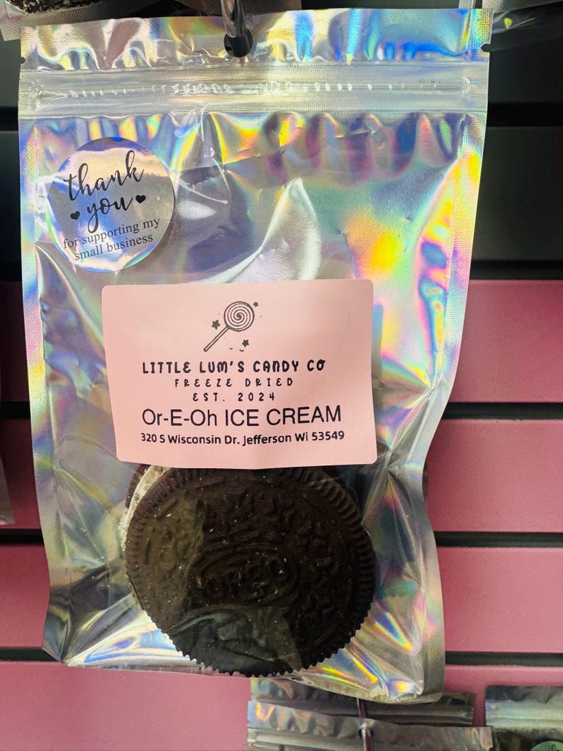 Huge Freeze Dried Oreo Ice Cream Sandwich - Etsy