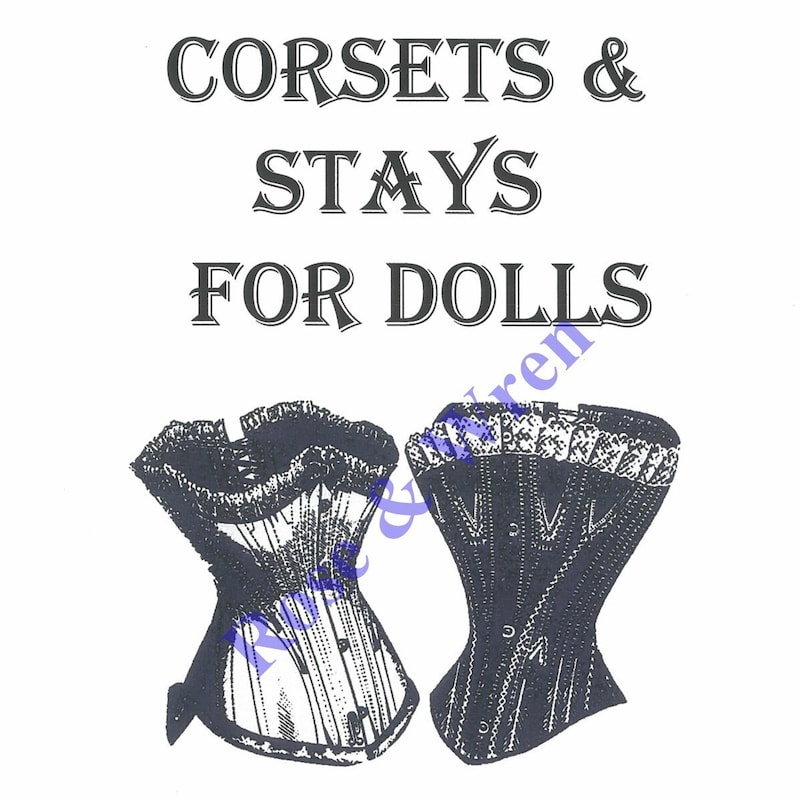 Miniature Corset Patterns - Etsy