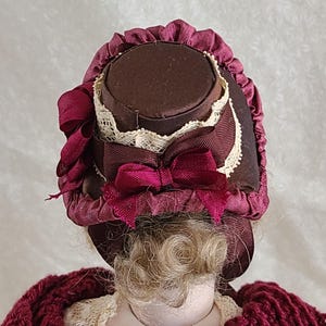 PDF PATTERN 1880s Bonnet for 14-16" Dolls French Fashion Antique ...