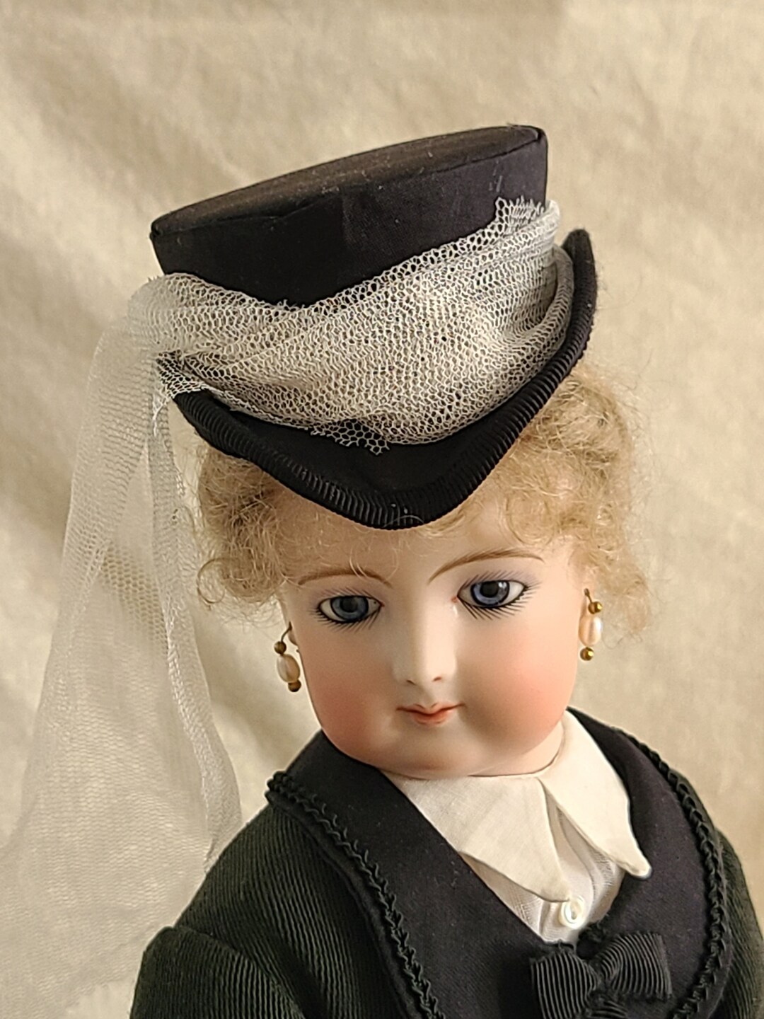 Finished 1870 Riding Hats for Dolls by Nicki Burley With Hat Box - Etsy