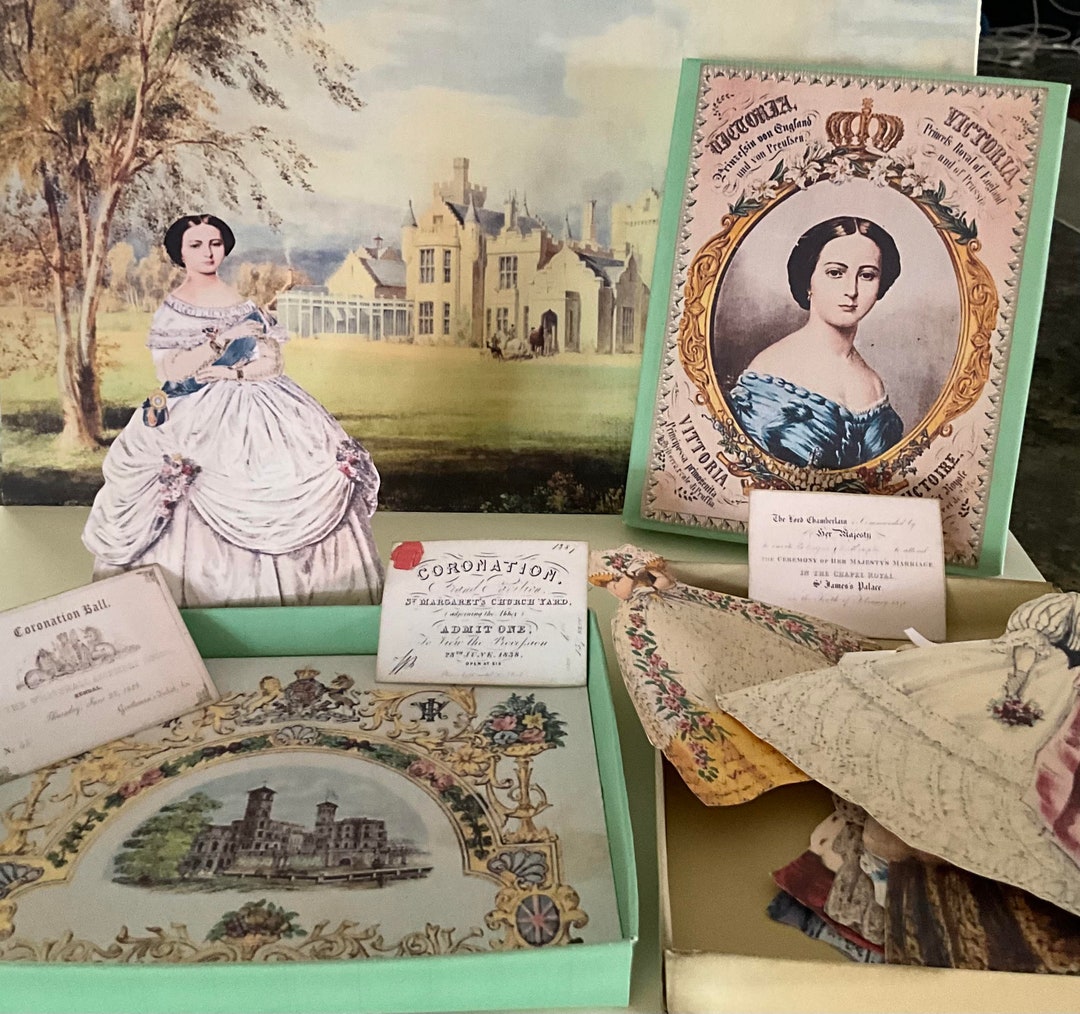 PDF Queen Victoria Boxed Paper Dolls by Kathleen Kaufman-torres - Etsy