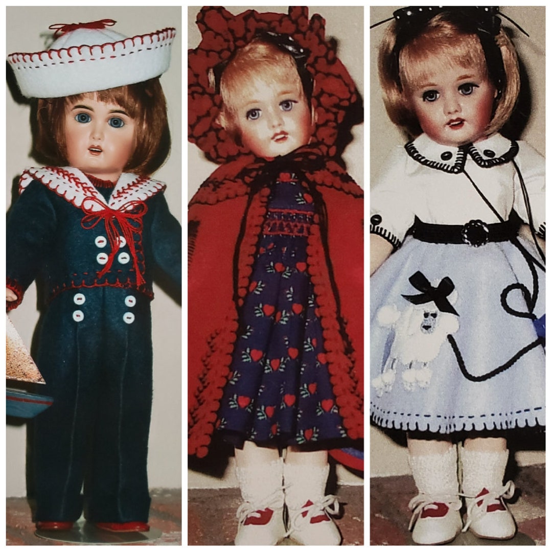 PDF PATTERNS Bleuette 's Felt Costume Collection by Pat Hauser - Etsy