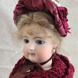 PDF PATTERN 1880s Bonnet for 14-16" Dolls French Fashion Antique ...