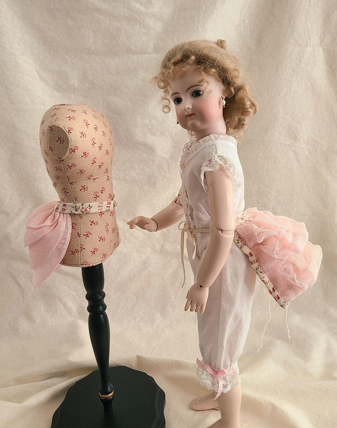 PDF PATTERN 1870s Bustle Duo for 14-16" Lady Dolls, Antique ...