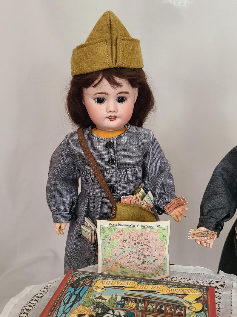 PDF PATTERN Set Bleuette Tram Costume AND Game, Antique Reproduction ...