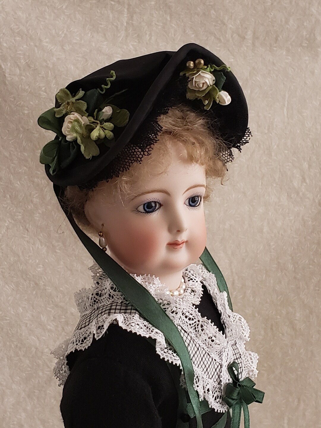 PDF PATTERN Capote Bonnet for 14-16" Dolls 1880s Style French Fashion ...