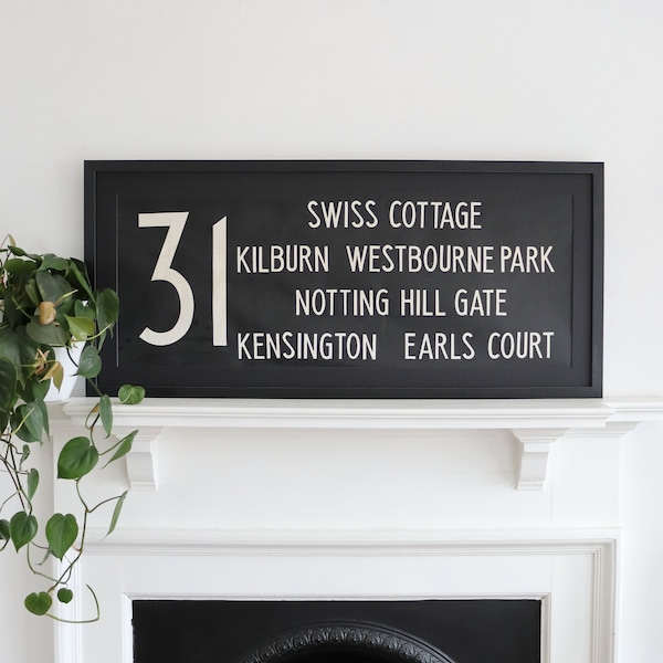 Bus Destination Blind - Etsy UK