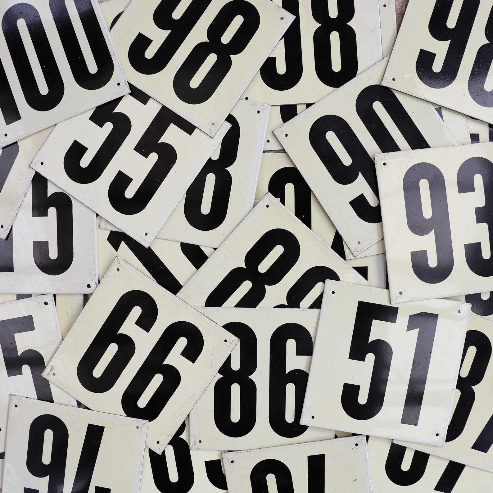 Metal Factory Numbers - Decorative Number - Etsy UK