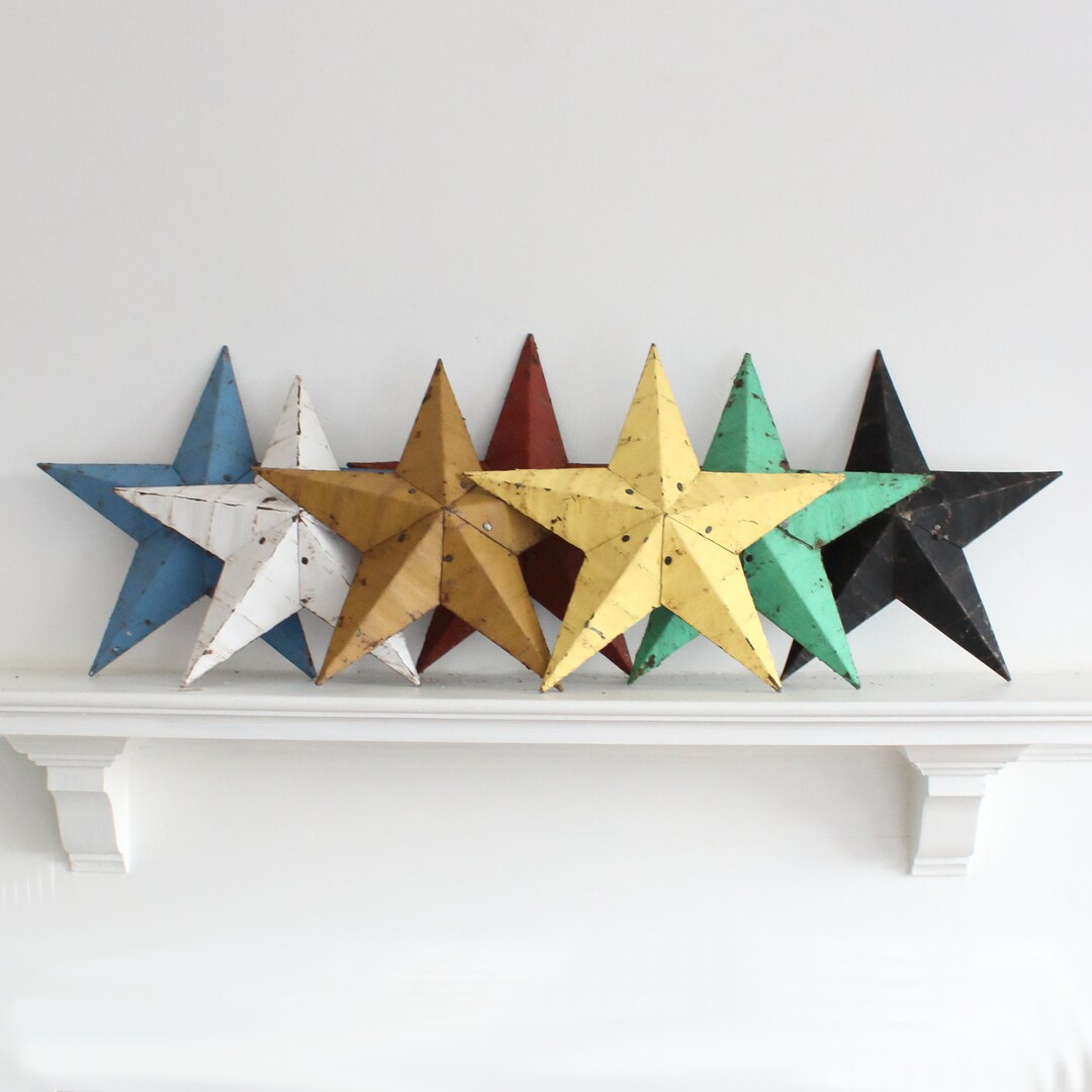 Small Original Amish Barn Star - 30cm - Etsy UK