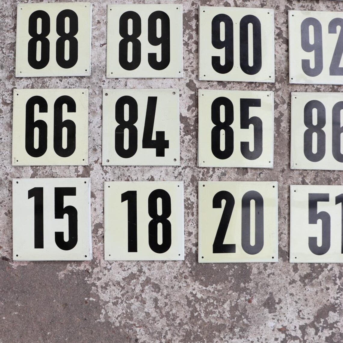 Metal Factory Numbers - Decorative Number - Etsy UK
