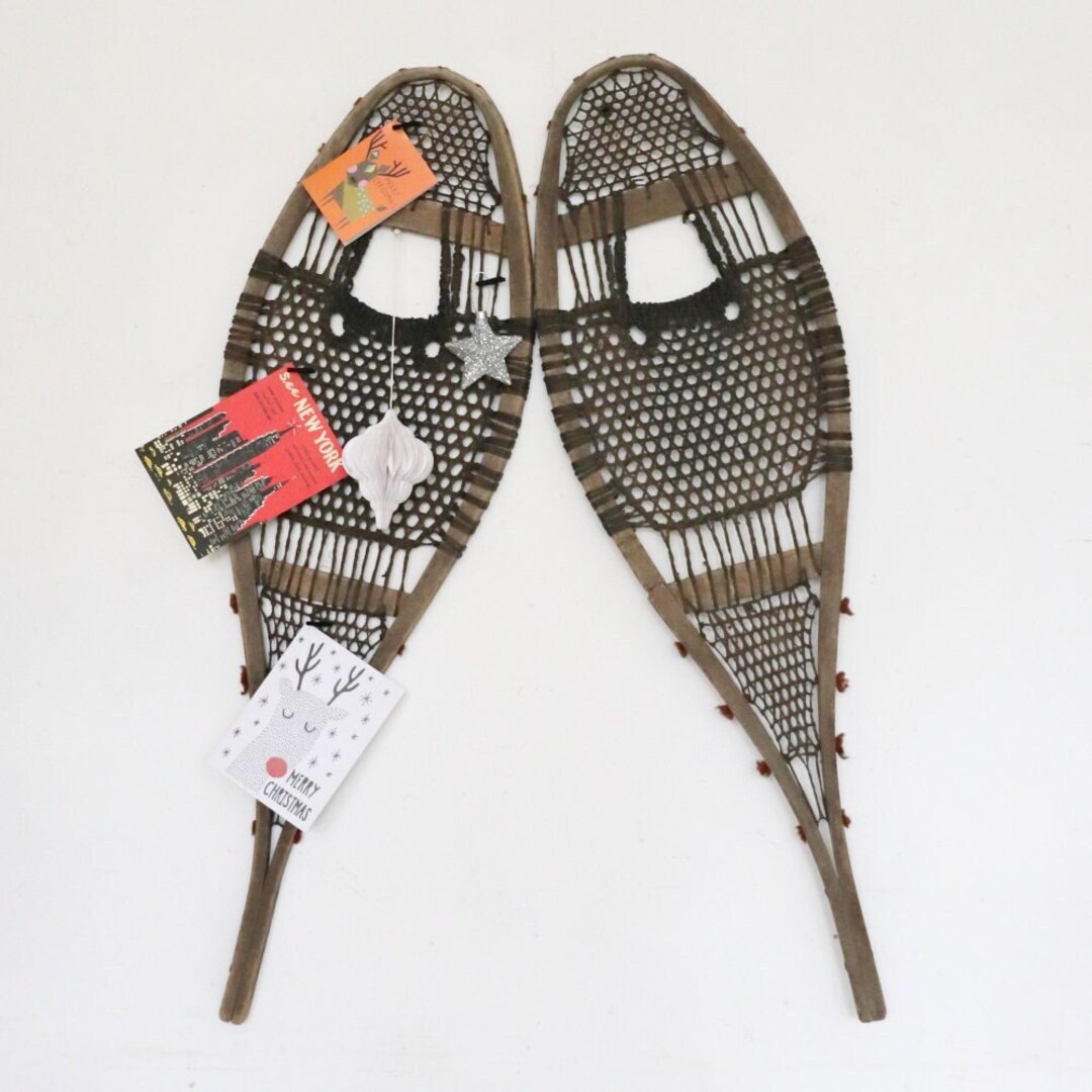 Vintage Canadian Snowshoes - Etsy