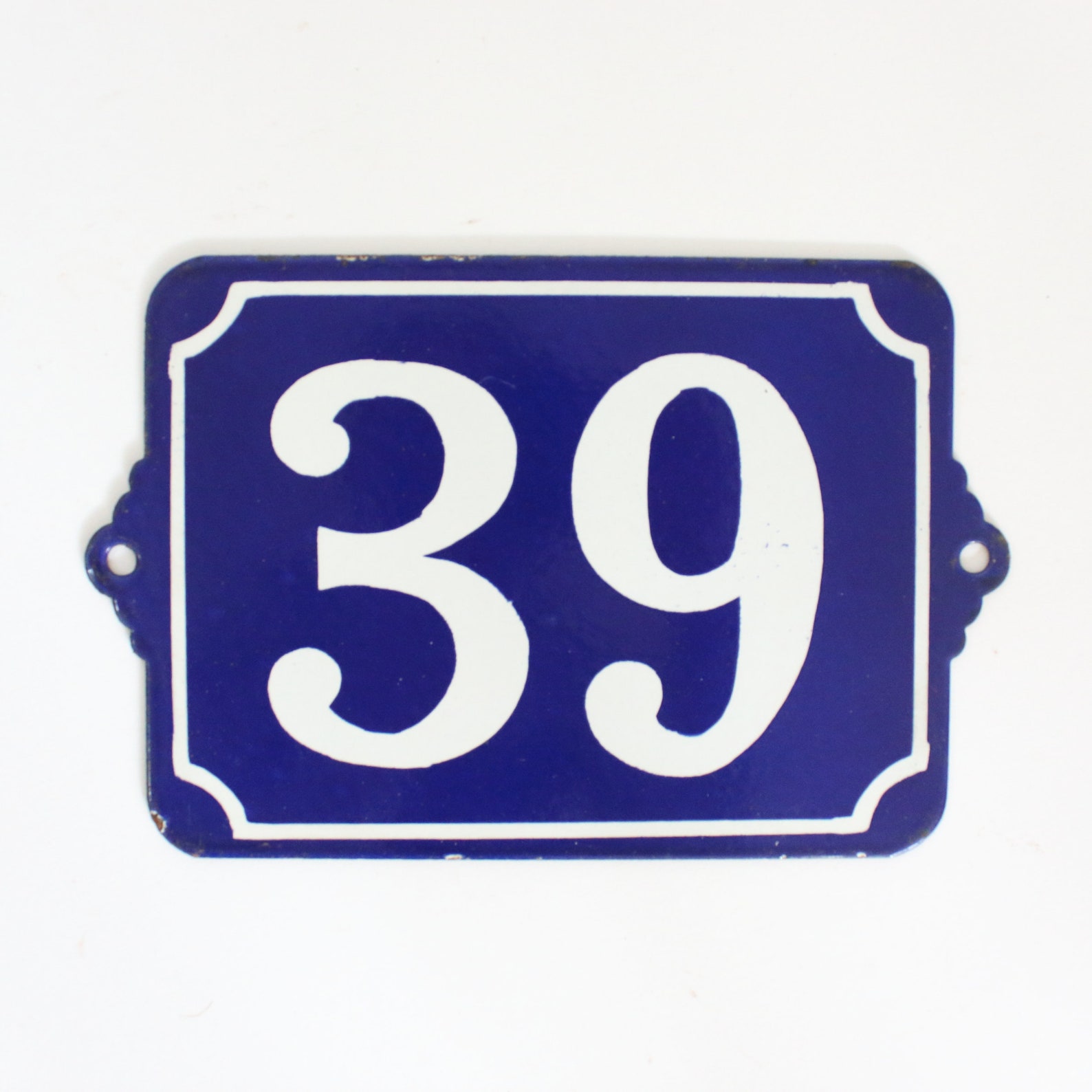Large Vintage French Enamel House Numbers 20cm X 15cm - Etsy