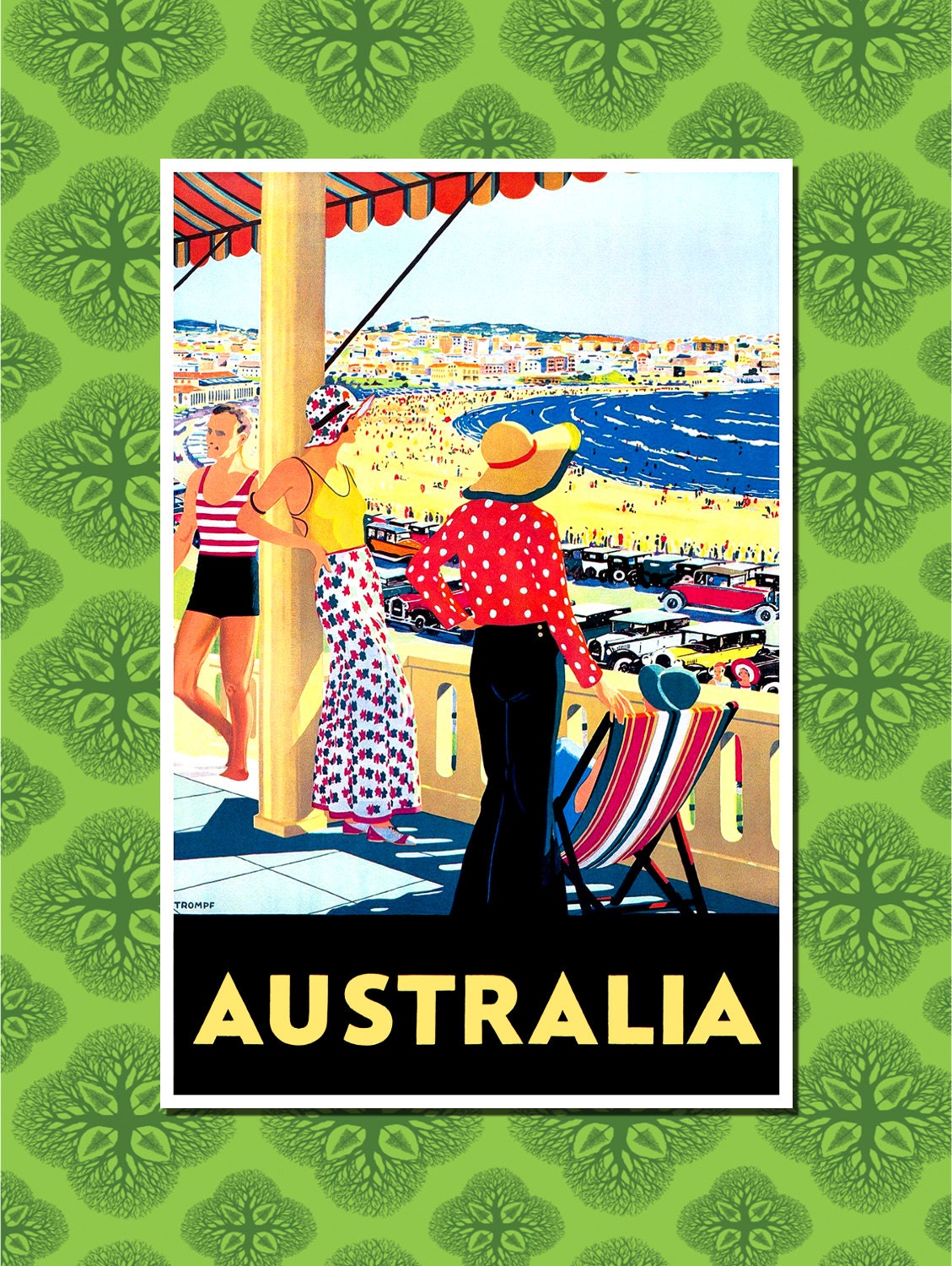 Australia Travel Poster Wall Decor 7 print sizes available | Etsy