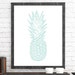 Printable Art, Turquoise Art, Beach Decor, Blue Pineapple, Blue Decor ...