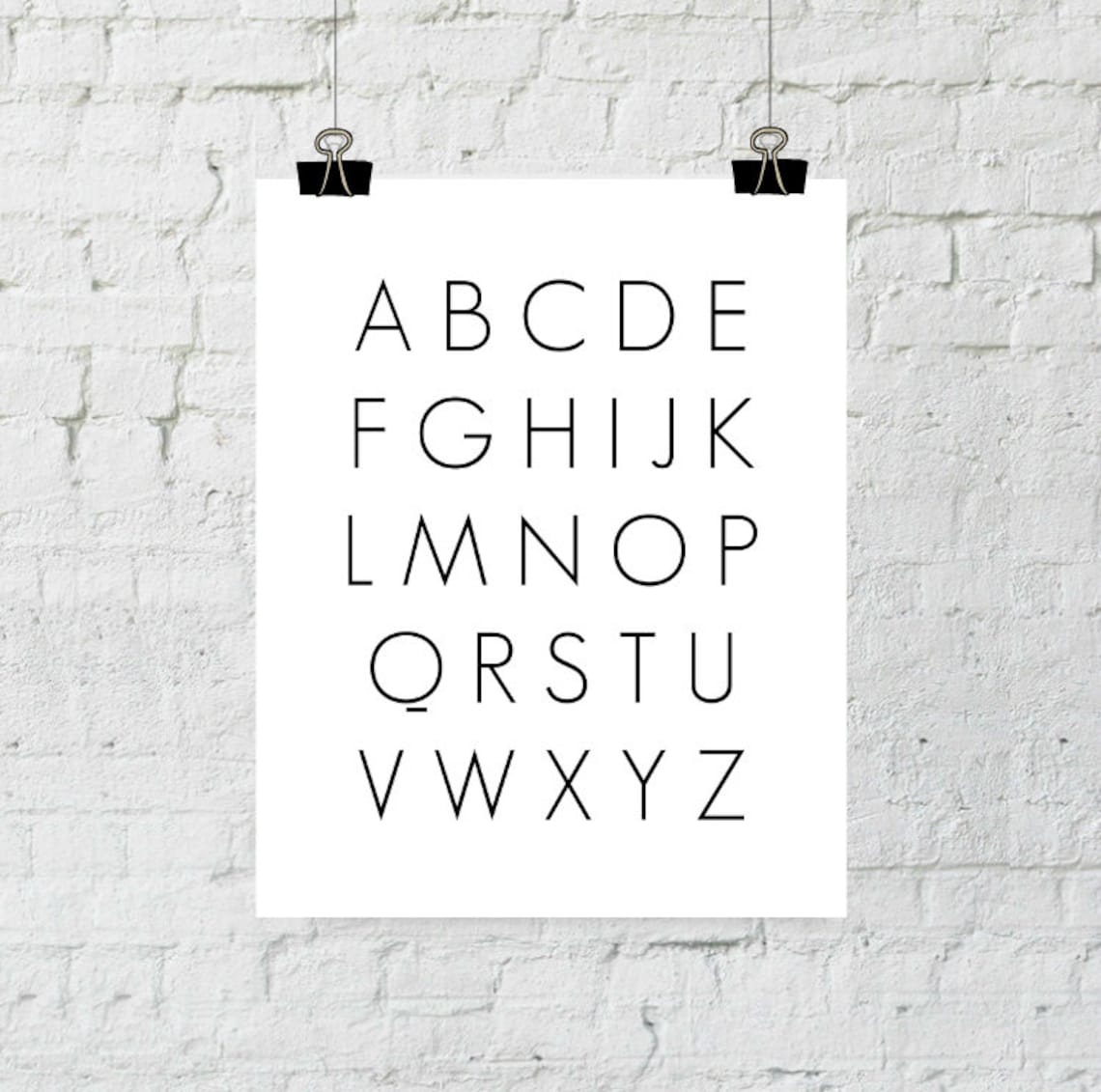 School Room Alphabet Alphabet Print Nursery Art Nursery | Etsy