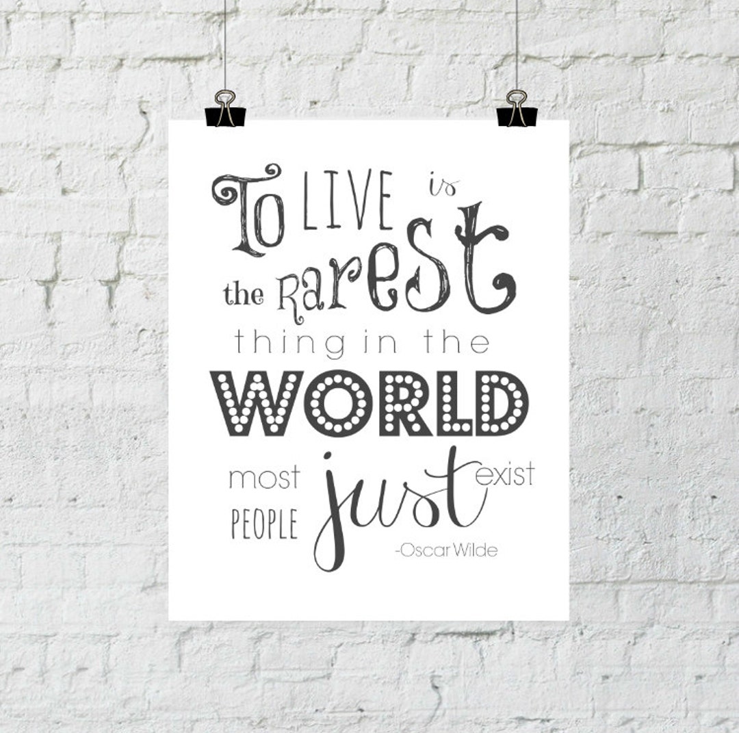 Oscar Wilde, Oscar Wilde Quote, Quote Prints, Inspirational Quotes ...