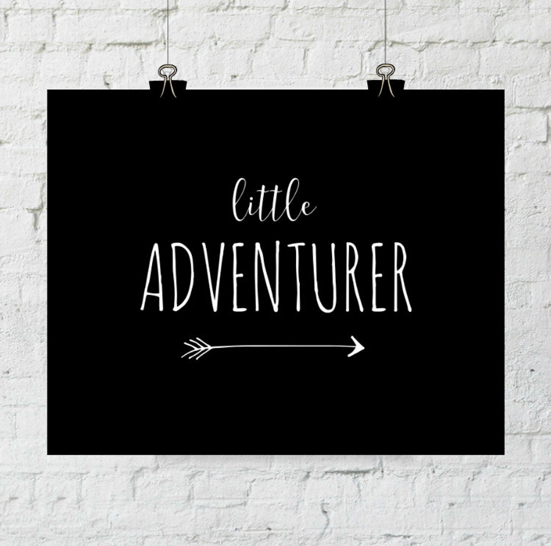 Little Adventurer Modern Printable Nursery Art Adventure Print Nursery ...