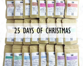 Christmas Tea Calendar - Etsy