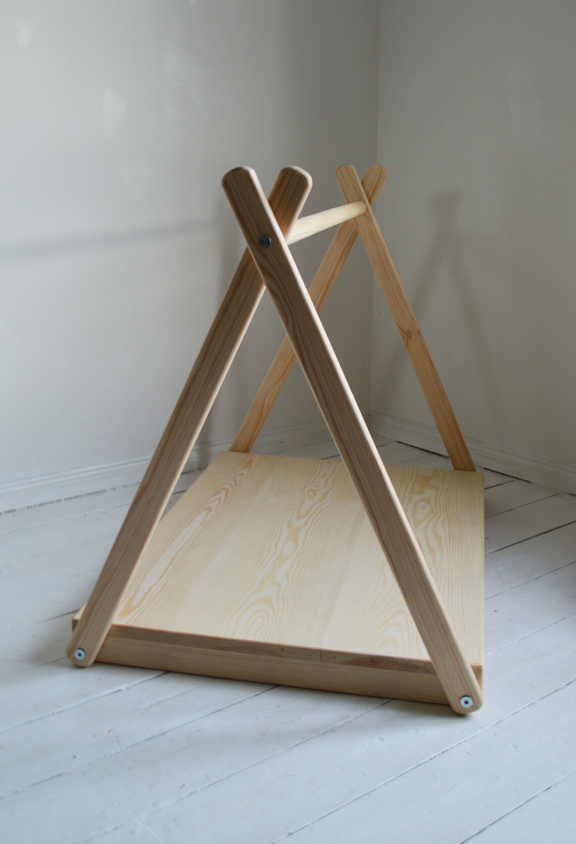 Handmade Mini Clothes Rail With Shelf Height 70cm - Etsy