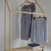 Handmade Natural Pine Wood Clothes Rail With Shelf and - Etsy UK