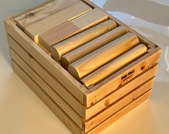 Wooden Blocks Set - Etsy