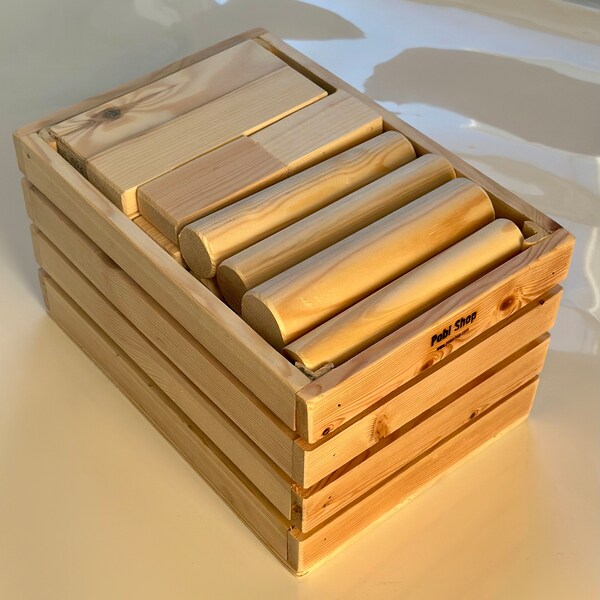 Wood Block Set - Etsy UK