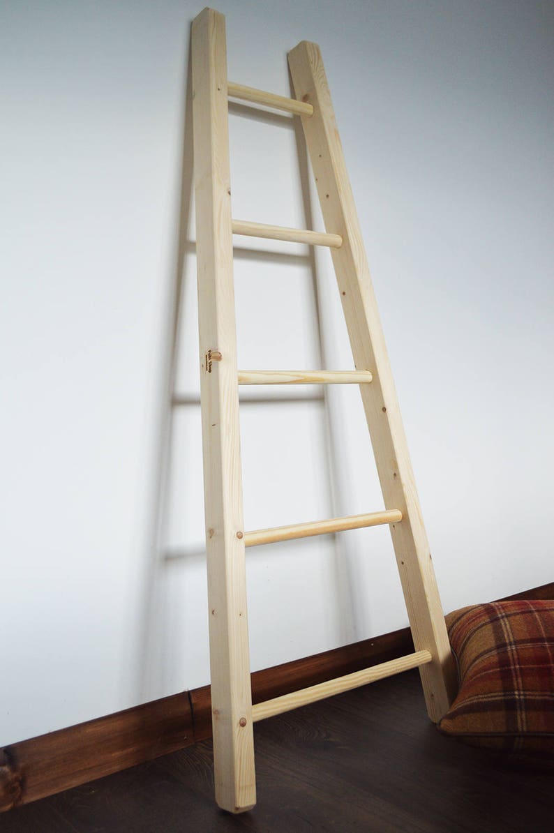Home Decorative Wooden Ladder, 130 Cm in Height, A Shape Design - Etsy UK