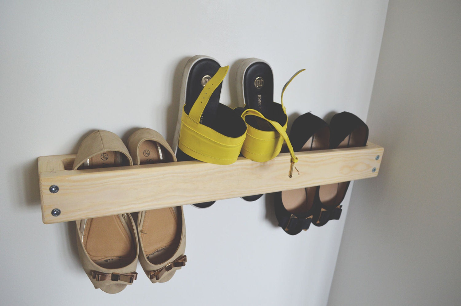 Shoe Storage Organizer Shelf Pairs Shoe Simple Functional Hand | Etsy