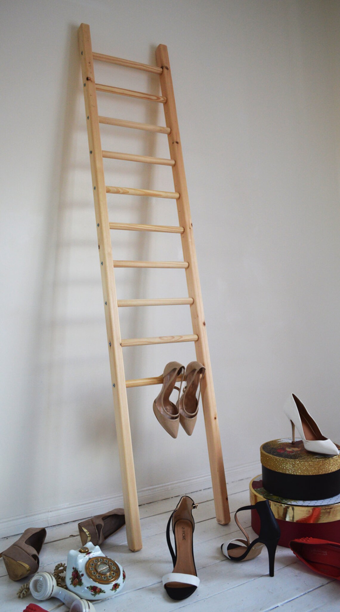Stylish Vintage Ladder Perfect to Be Put Inside a Shop Rungs - Etsy