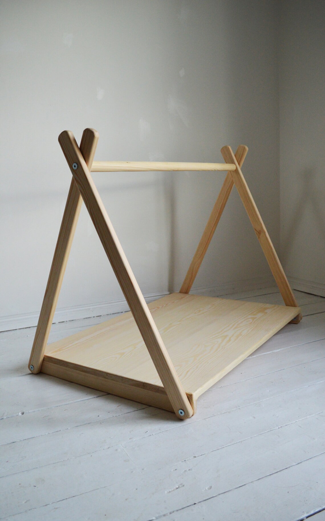 Handmade Mini Clothes Rail With Shelf Height 70cm - Etsy