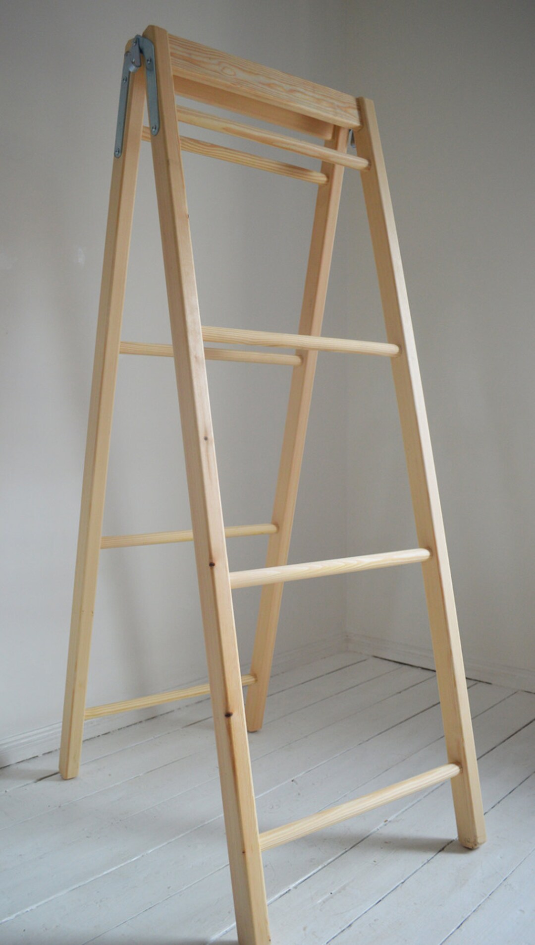 Large Double Retro Ladder for Storage Solution Hand Made Pine - Etsy