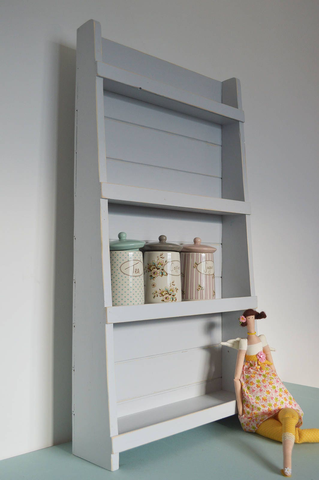 Storage Shelf perfect for Kitchens HAND MADE RETRO | Etsy