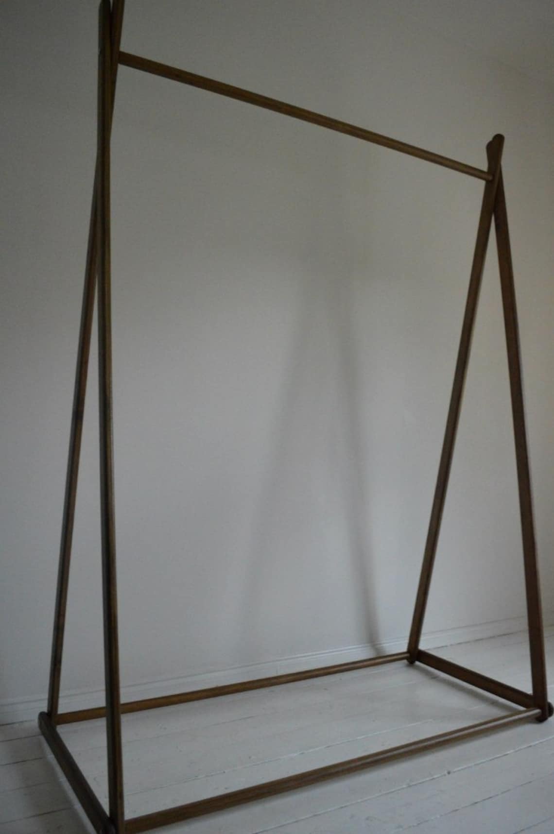 Handmade Natural Wood Clothes Rack - Etsy