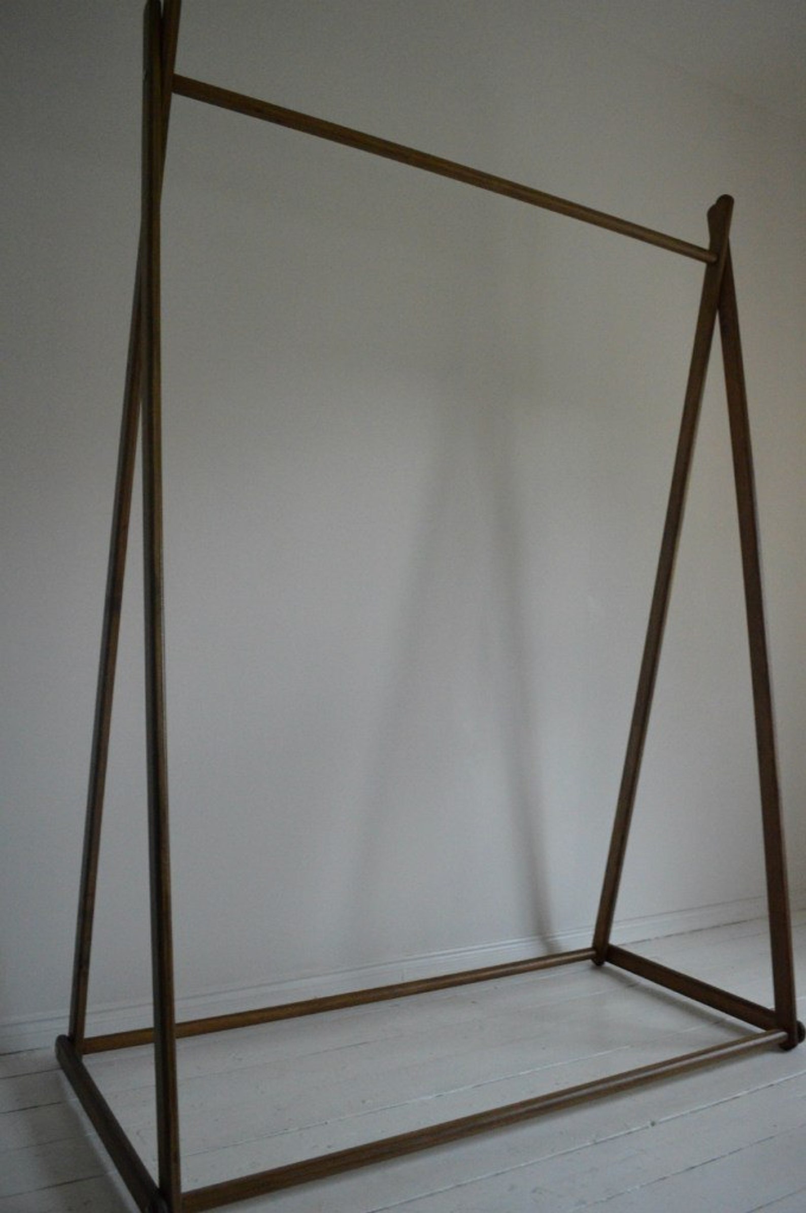 Handmade Natural Wood Clothes Rack - Etsy