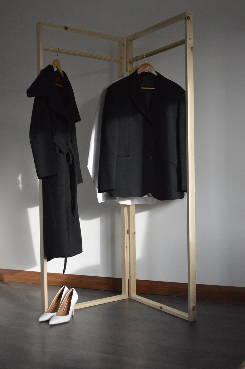 Handmade Double Clothes Rail With Frame Shape - Etsy