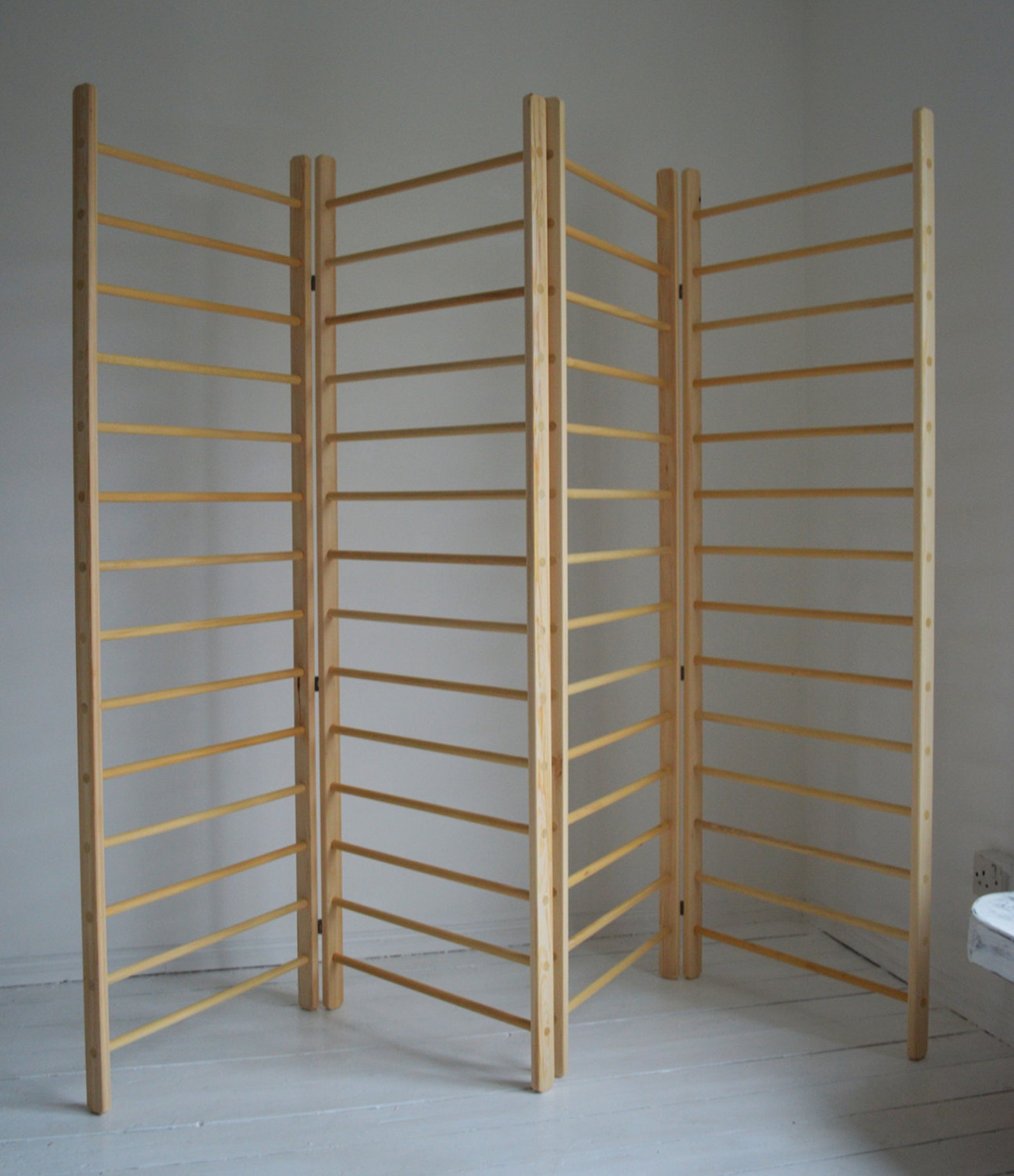 Ladder Room Divider, Wooden Clothes Maiden, Shop Display, Dryer ...