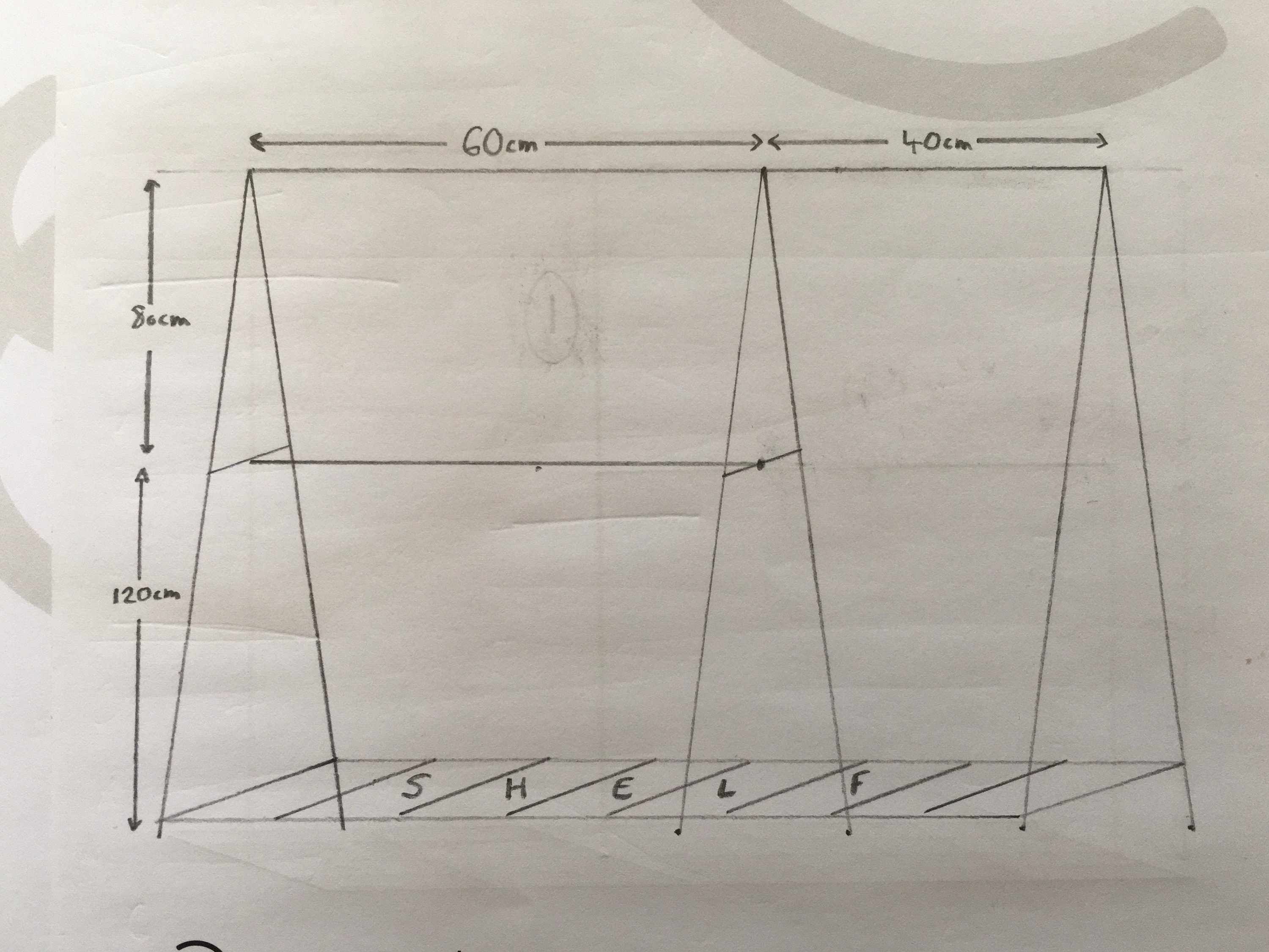 Handmade Clothes Rack with Pallet Shelf | Etsy