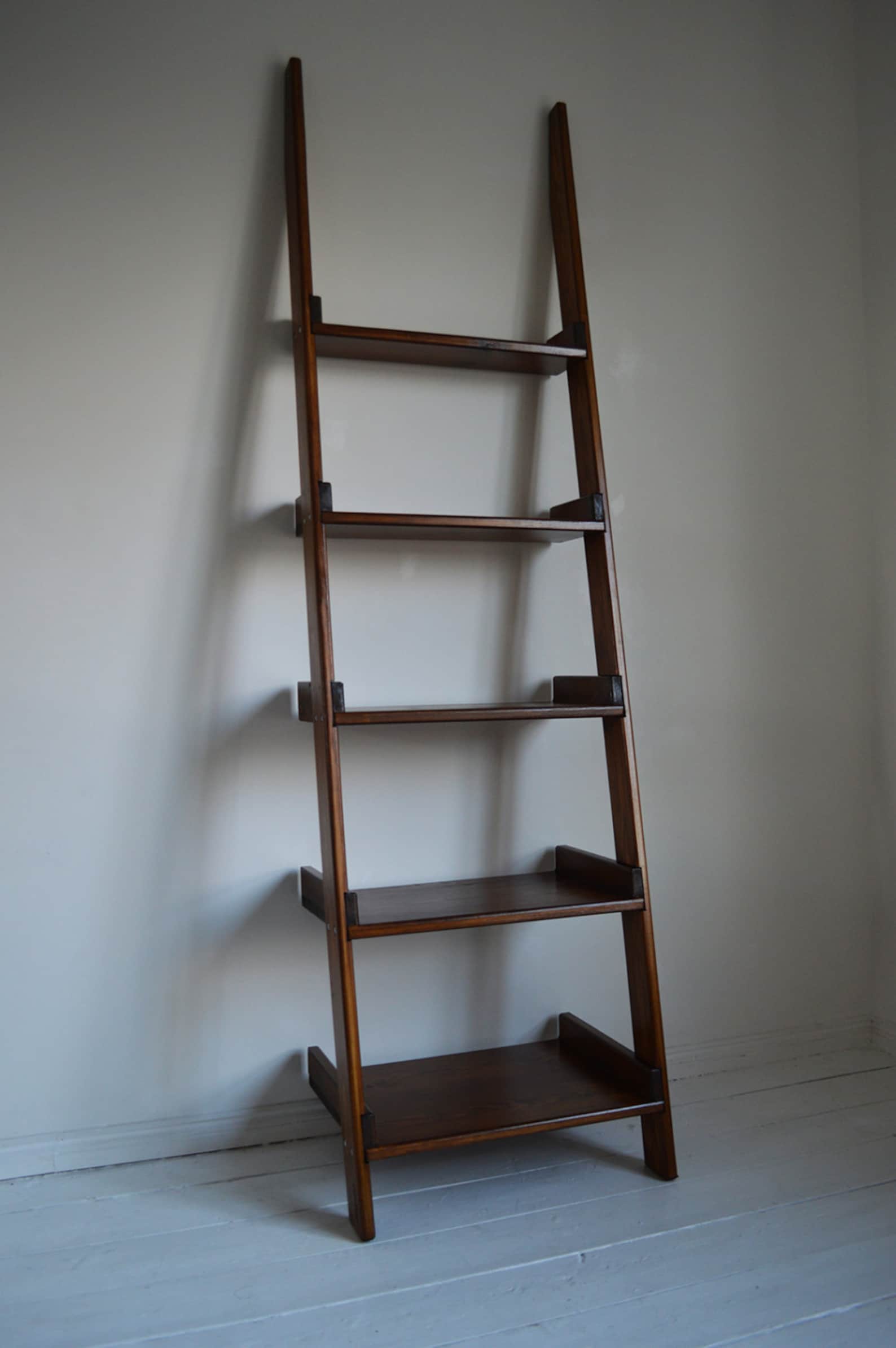 Shelving & Storage Home Decorative Wooden Ladder Unit - Etsy Israel