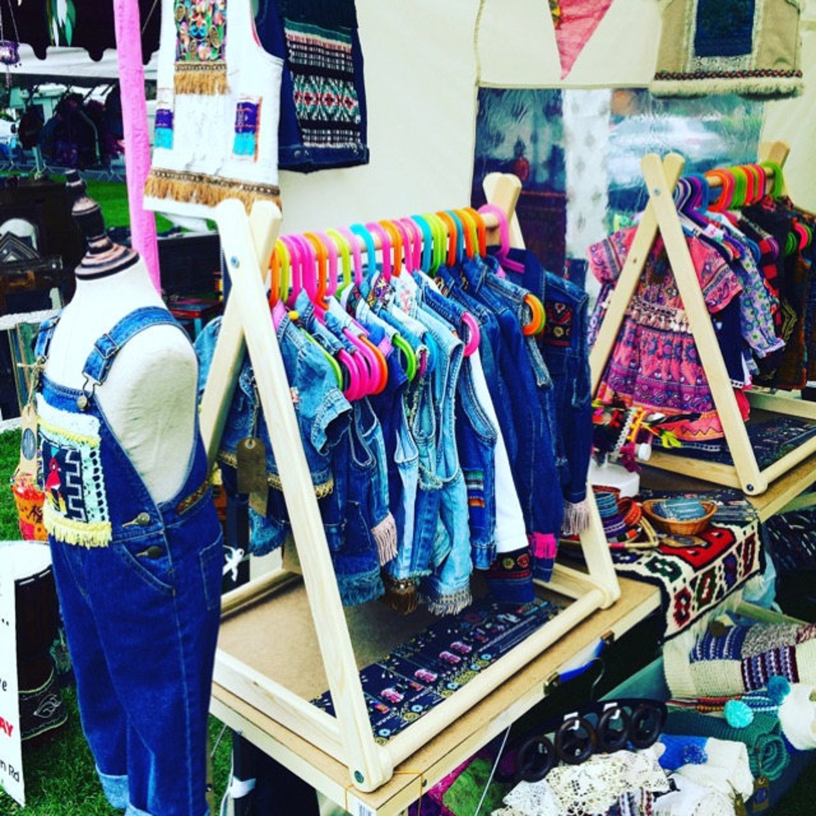 Handmade Mini Clothes Rack Clothes Rail Carry Able Great - Etsy