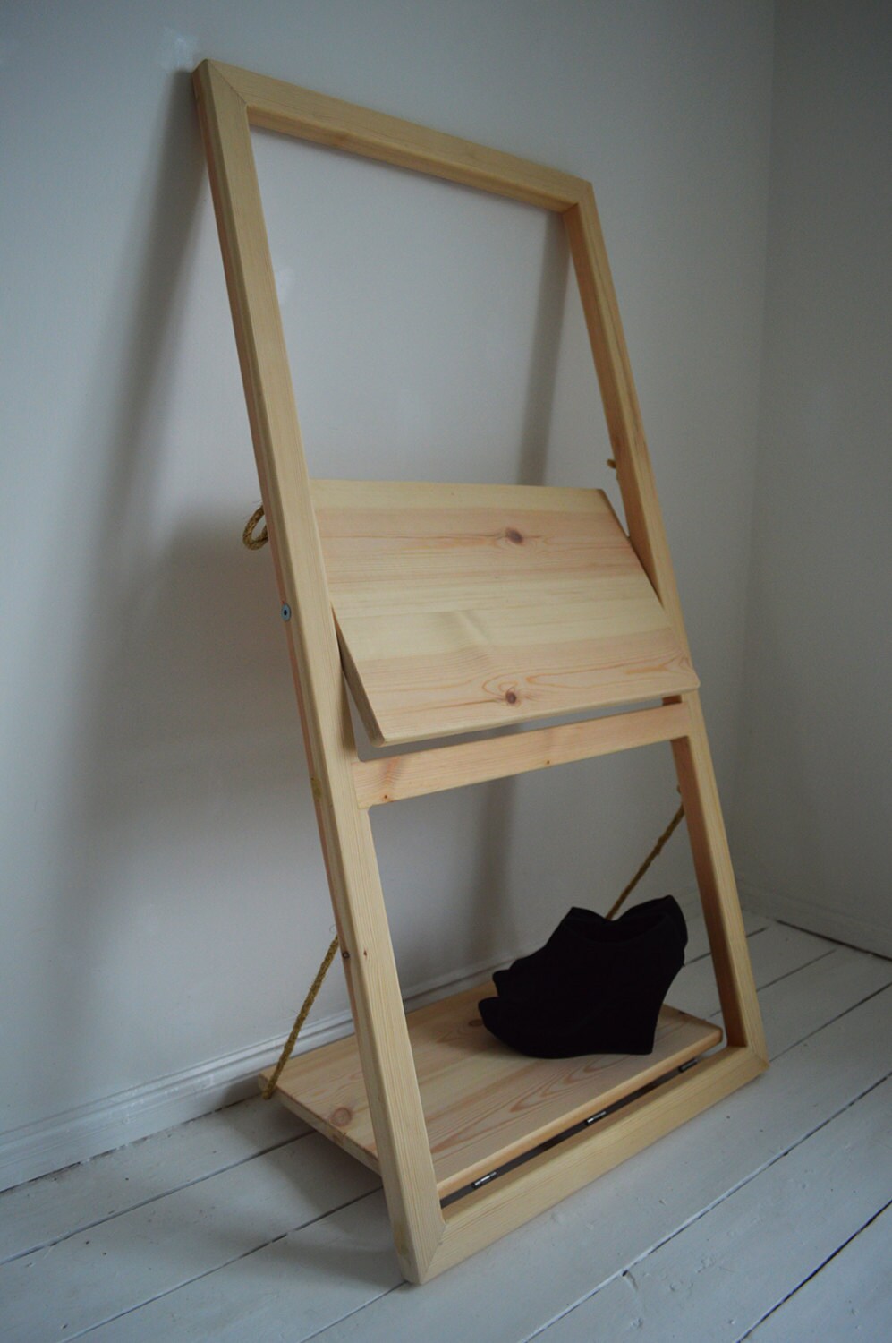 Wooden Ladder Shelf Storage Unit Wall Organizer Bookcase - Etsy Israel