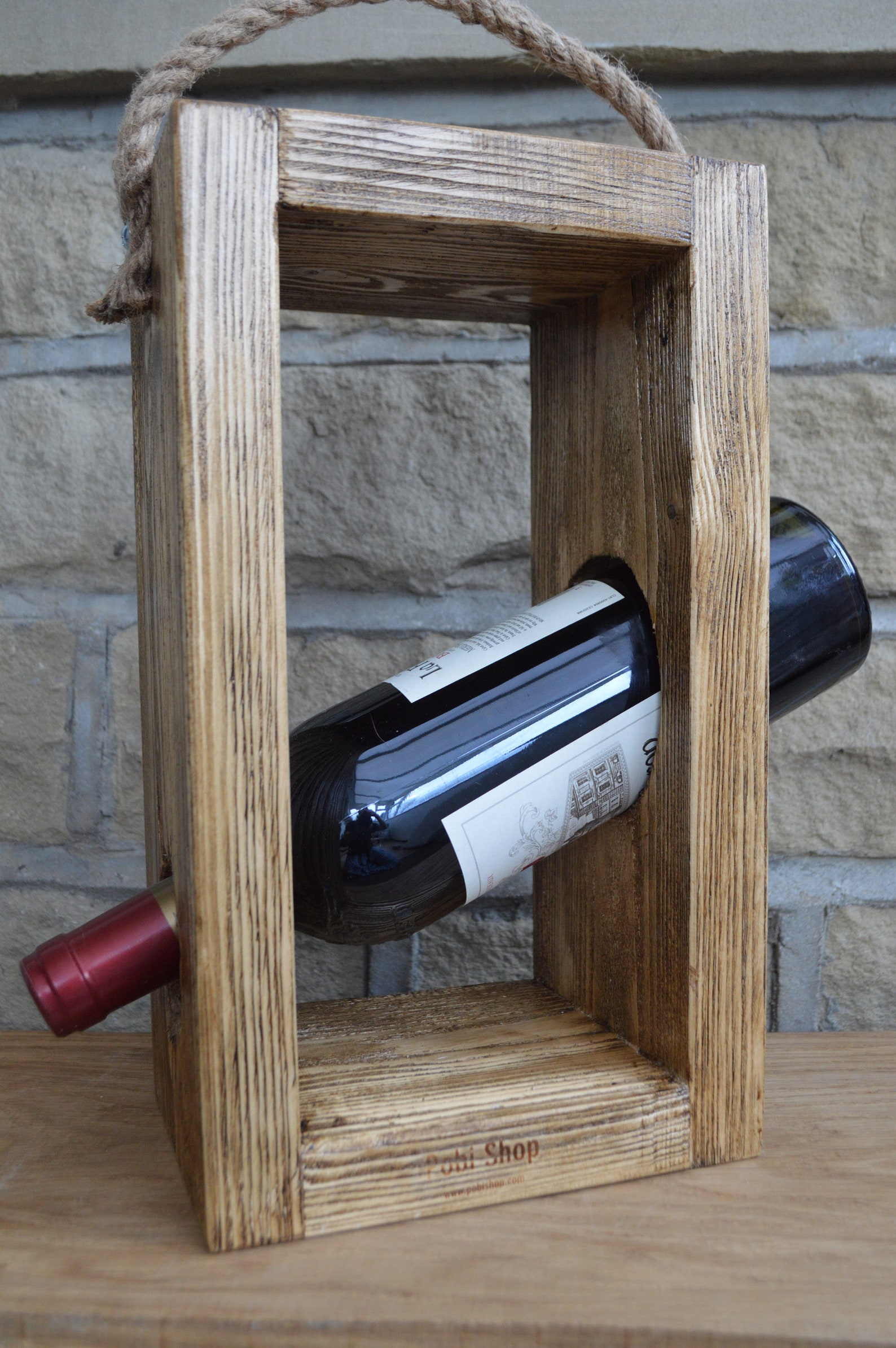 Wooden Wine Bottle Holder Wine Rack Wine in Box Great Gift - Etsy UK