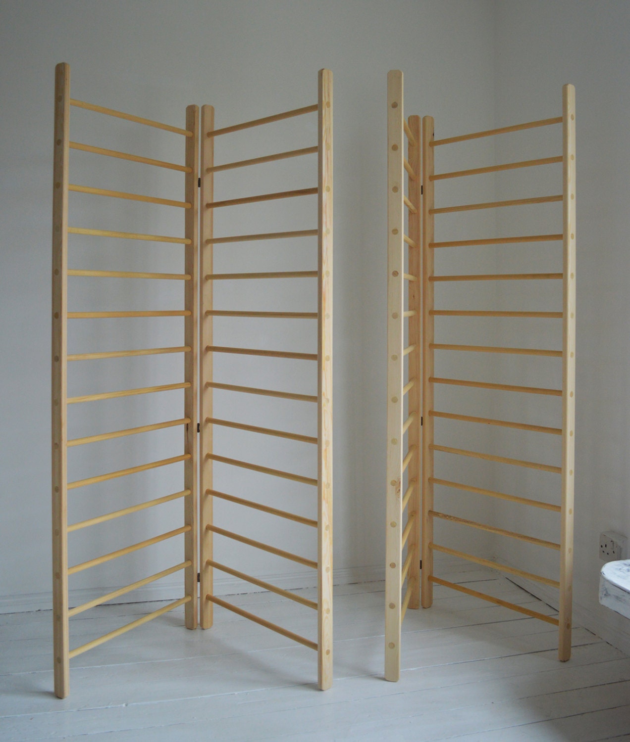 Ladder Room Divider Wooden Clothes Maiden Shop Display - Etsy UK