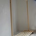 Handmade, Natural Pine Wood, Clothes Rail With Shelf and WHEELS! - Etsy ...
