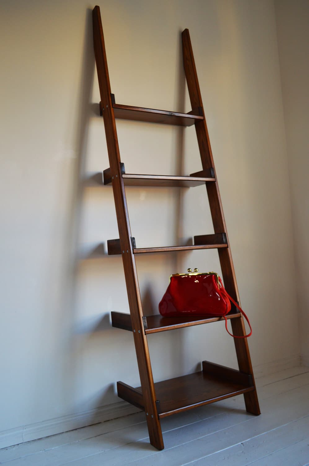Shelving & Storage Home Decorative Wooden Ladder Unit - Etsy Israel