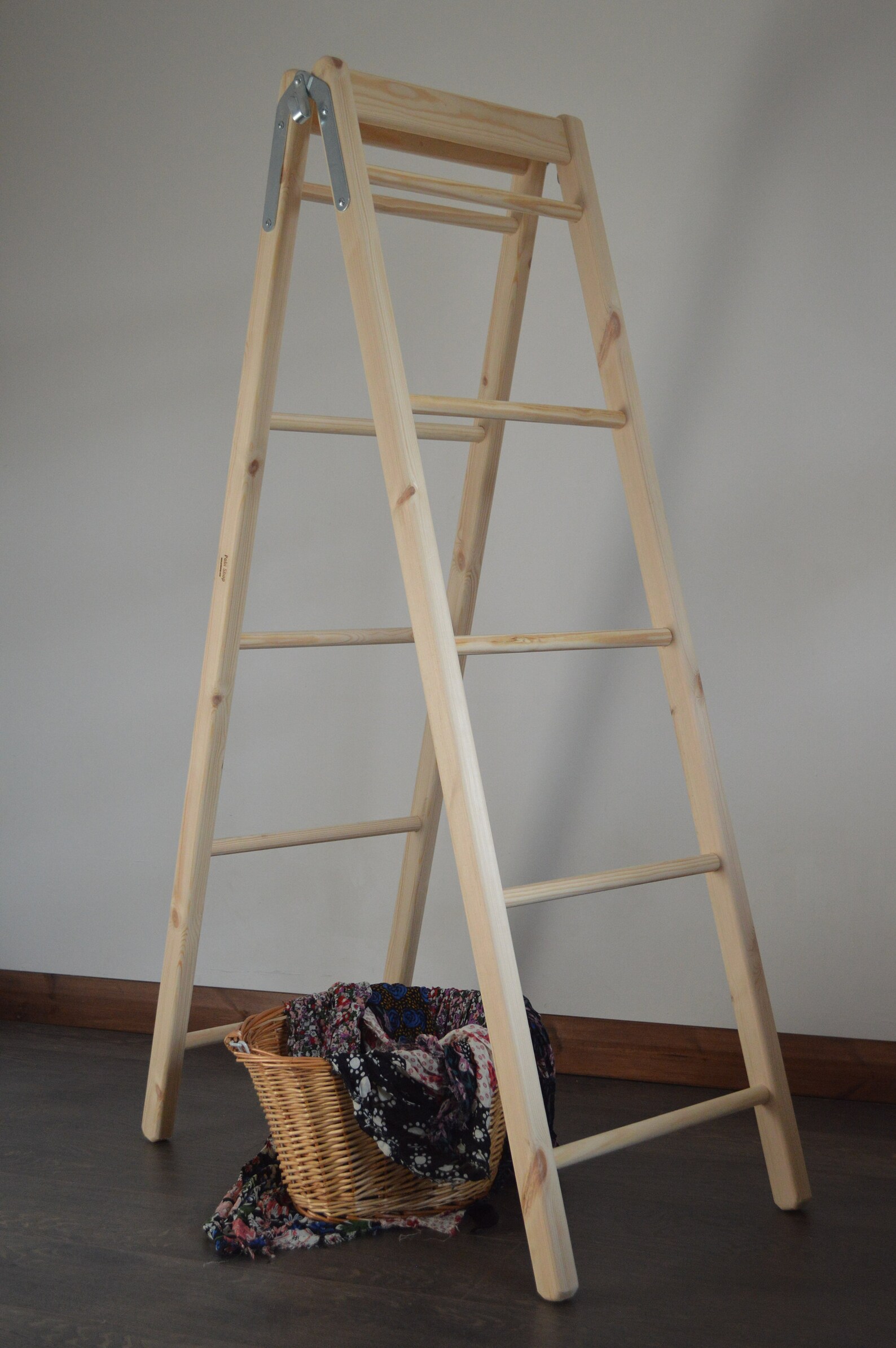 Double Ladder for Storage Solution, Hand Made, Pine Wood - Etsy