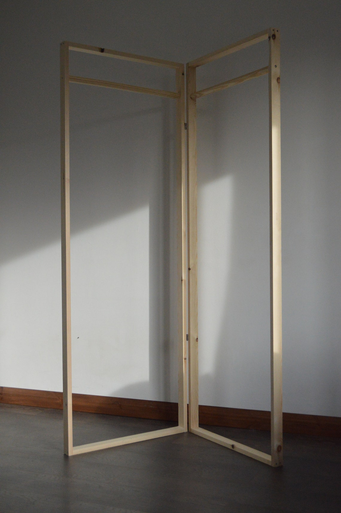 Handmade Double Clothes Rail With Frame Shape - Etsy