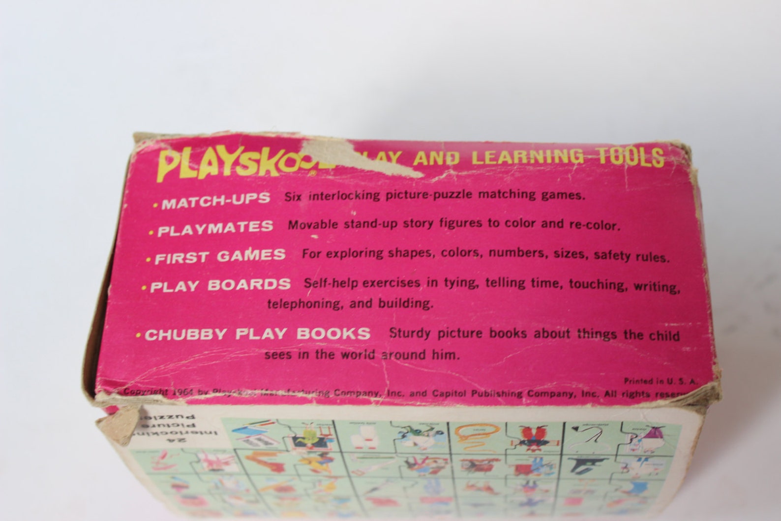Playskool Match-up Game Educational Puzzle People and Their Jobs ...