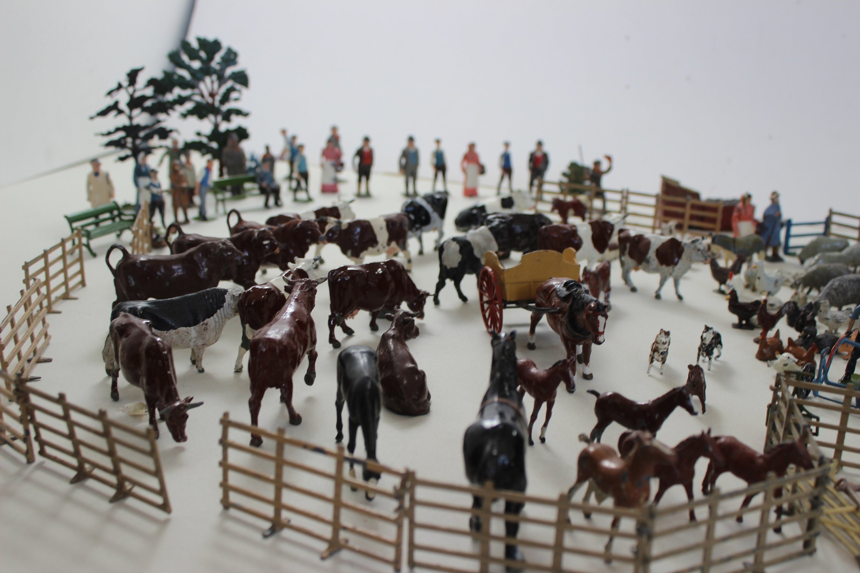 Made in England Farm Figurines Miniature Vintage Lead Toys Lead Farm ...