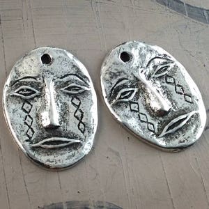 Handcrafted Face Mask Charms, Primitive Handcrafted Handmade Artisan ...