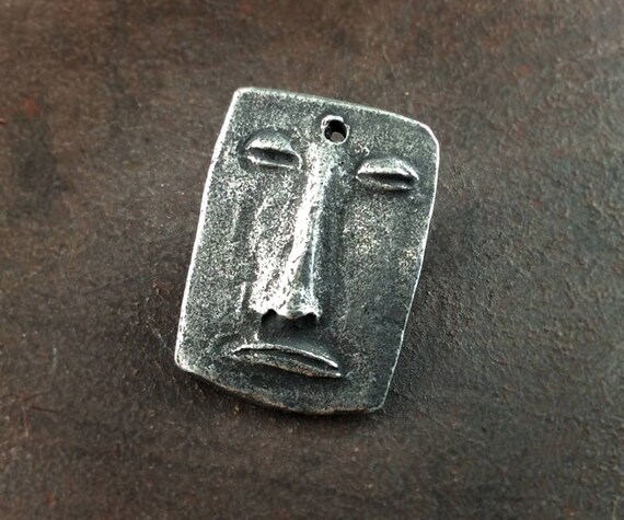 Handcrafted Face Pendant Handmade Jewelry Making Components | Etsy